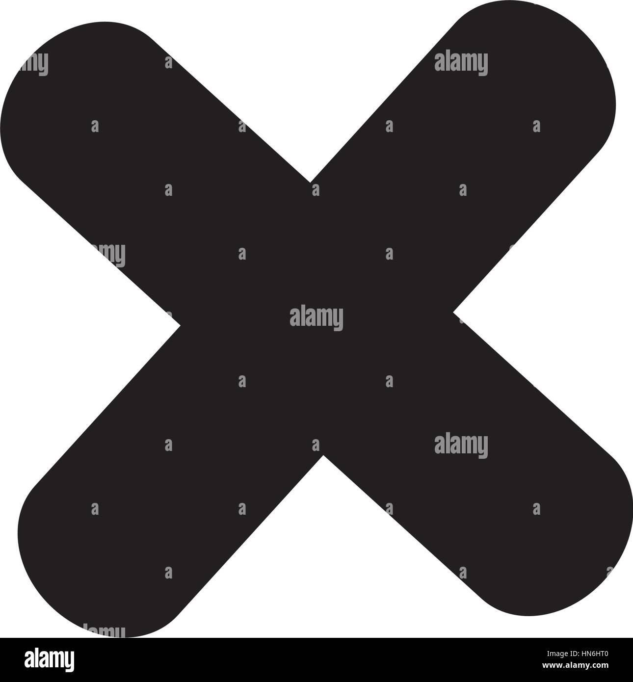 x signal isolated icon vector illustration design Stock Vector Image ...