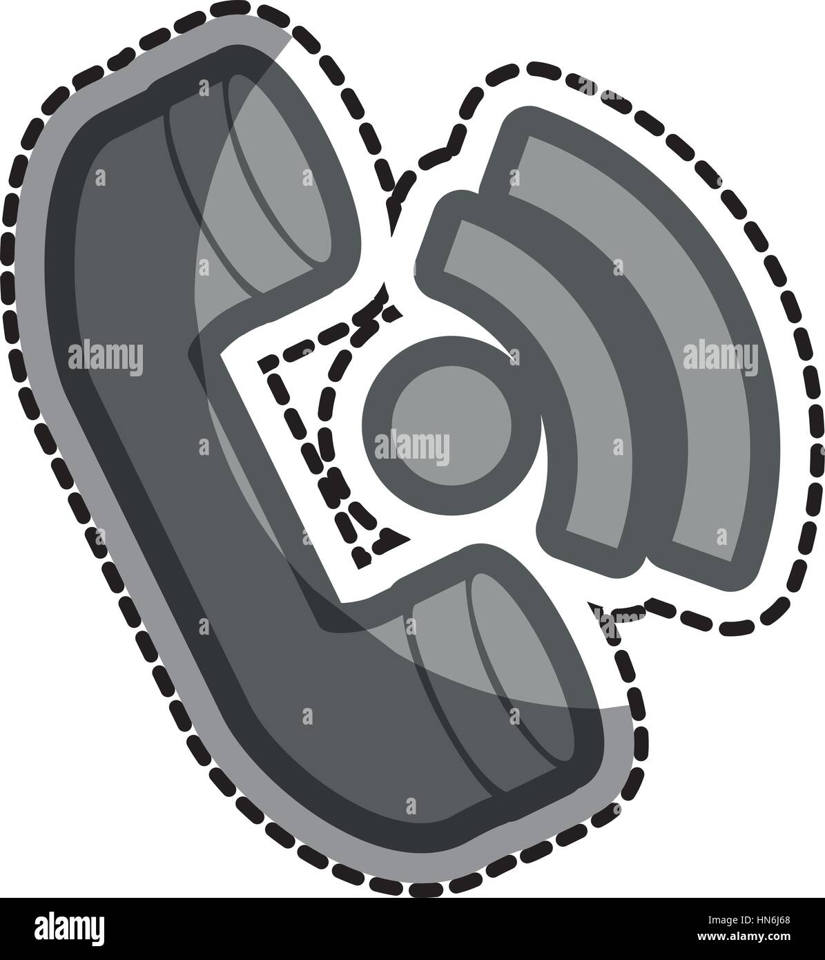 phone service button icon vector illustration design Stock Vector Image ...