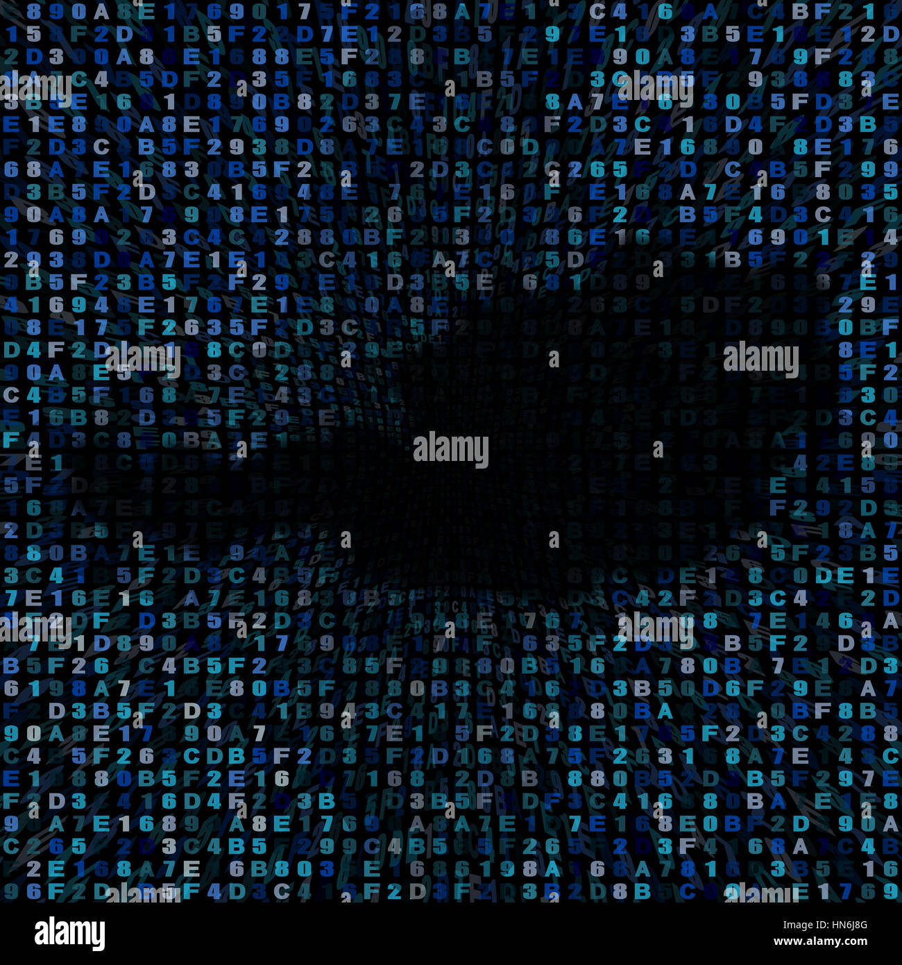 Austria map on hex code illustration Stock Photo - Alamy