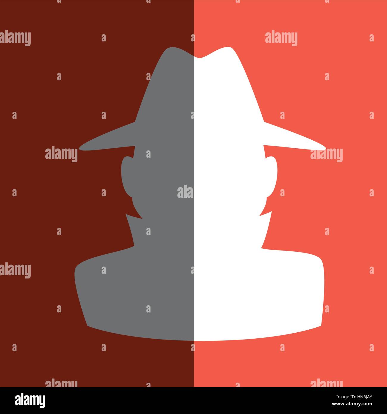 spy avatar isolated icon vector illustration design Stock Vector Image ...