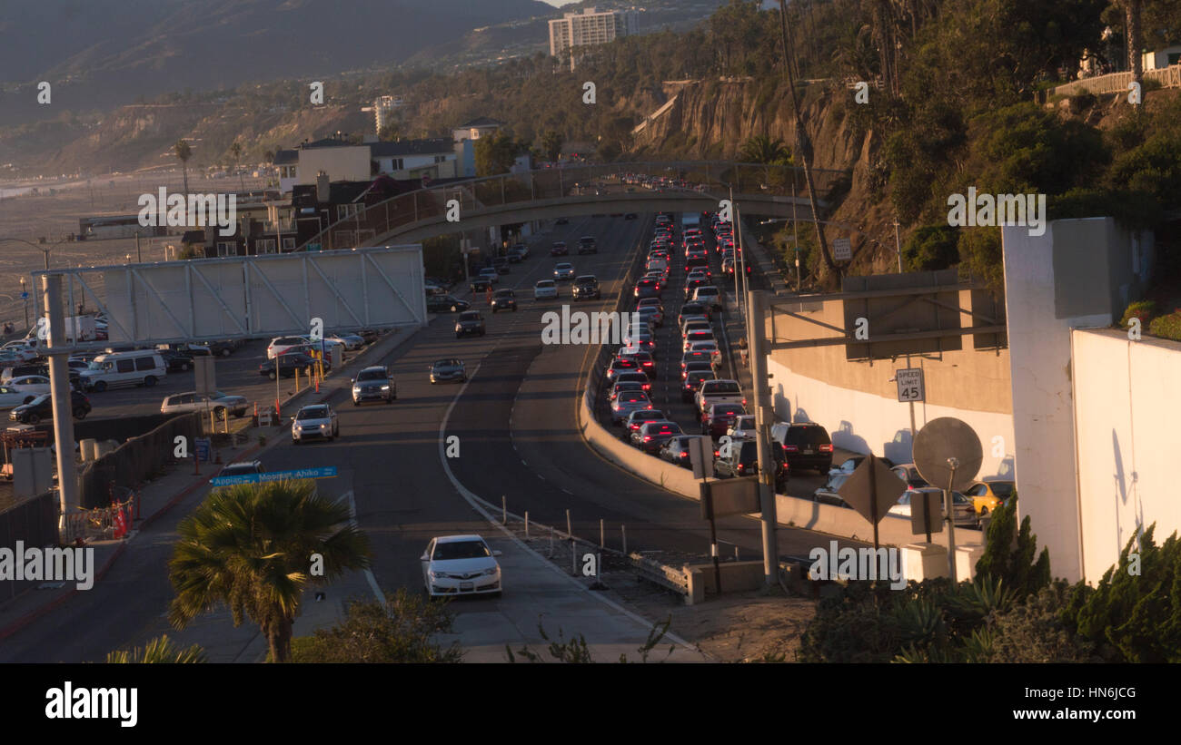 Santa monica freeway hi-res stock photography and images - Alamy