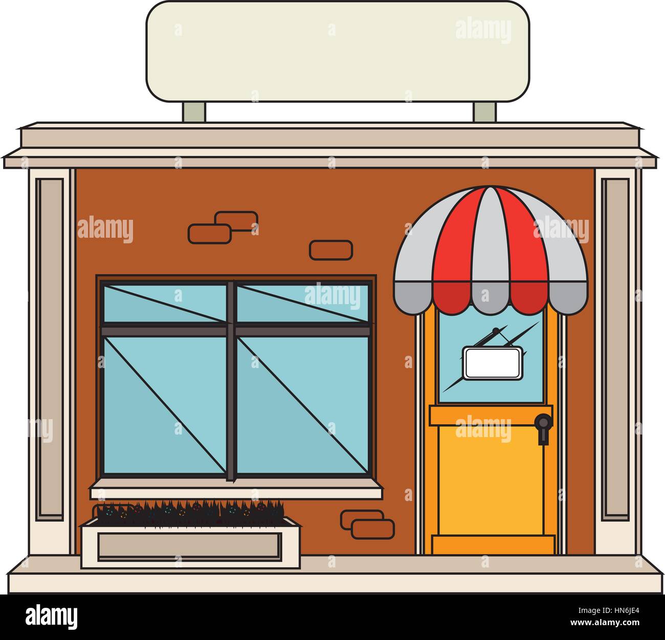 exterior store building icon vector illustration design Stock Vector ...