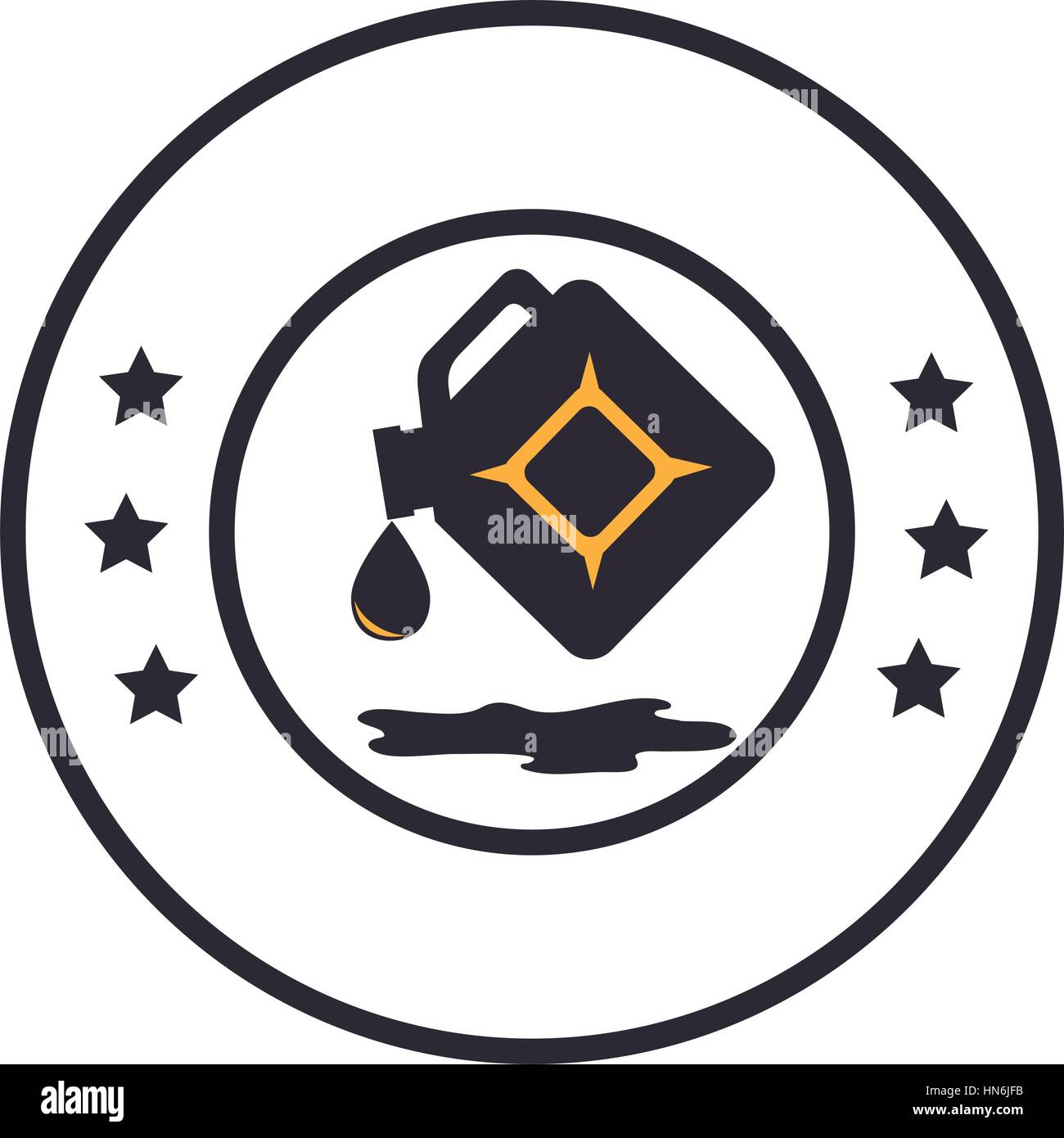 fuel gallon isolated icon vector illustration design Stock Vector Image ...