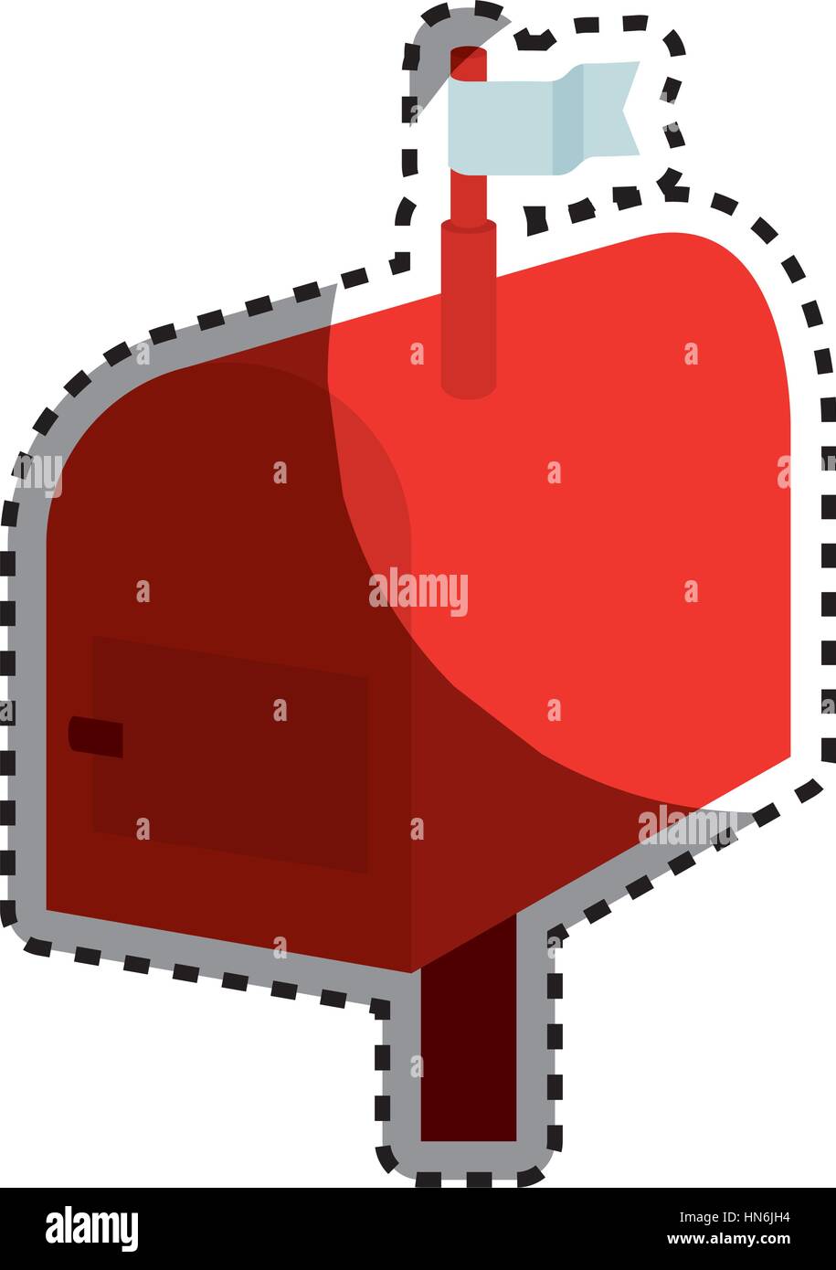 Delivering flag Stock Vector Images - Alamy