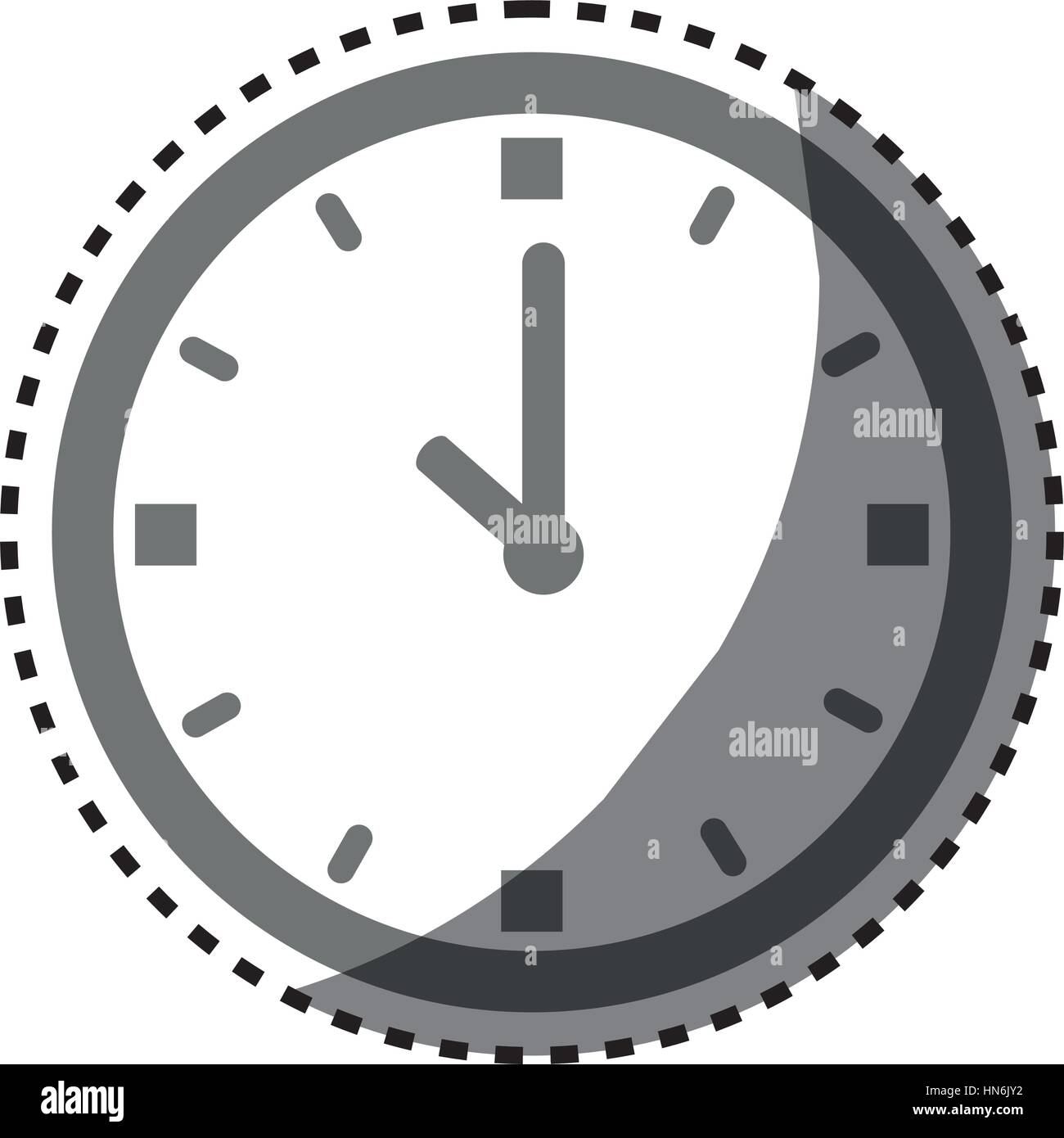 time clock watch icon vector illustration design Stock Vector Image ...