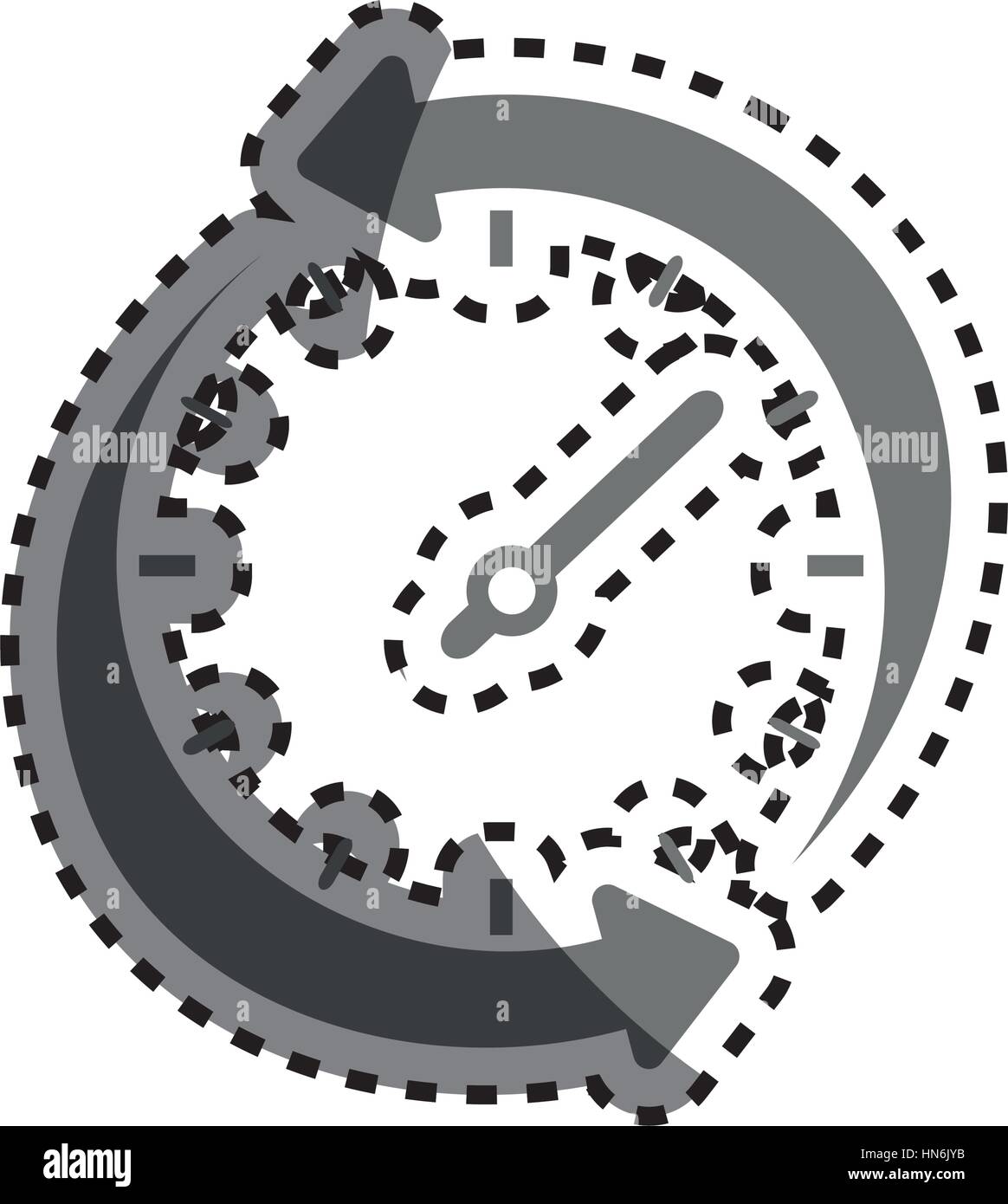 time clock watch icon vector illustration design Stock Vector Image ...