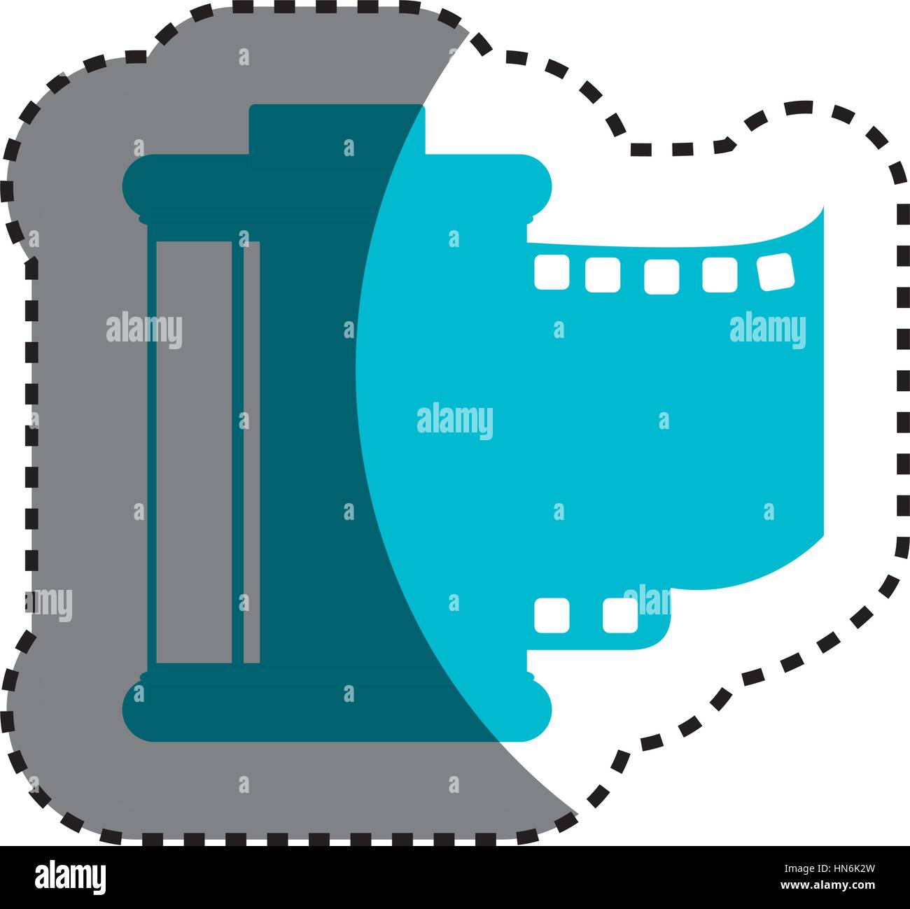 roll camera photographic isolated icon vector illustration design Stock ...