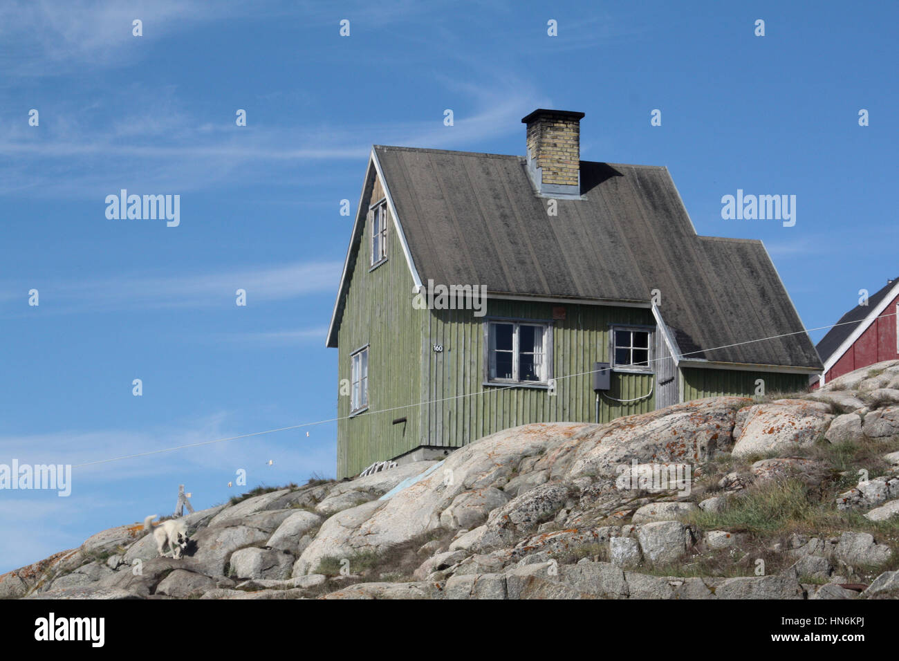 House, Saqqaq, Greenland Stock Photo - Alamy