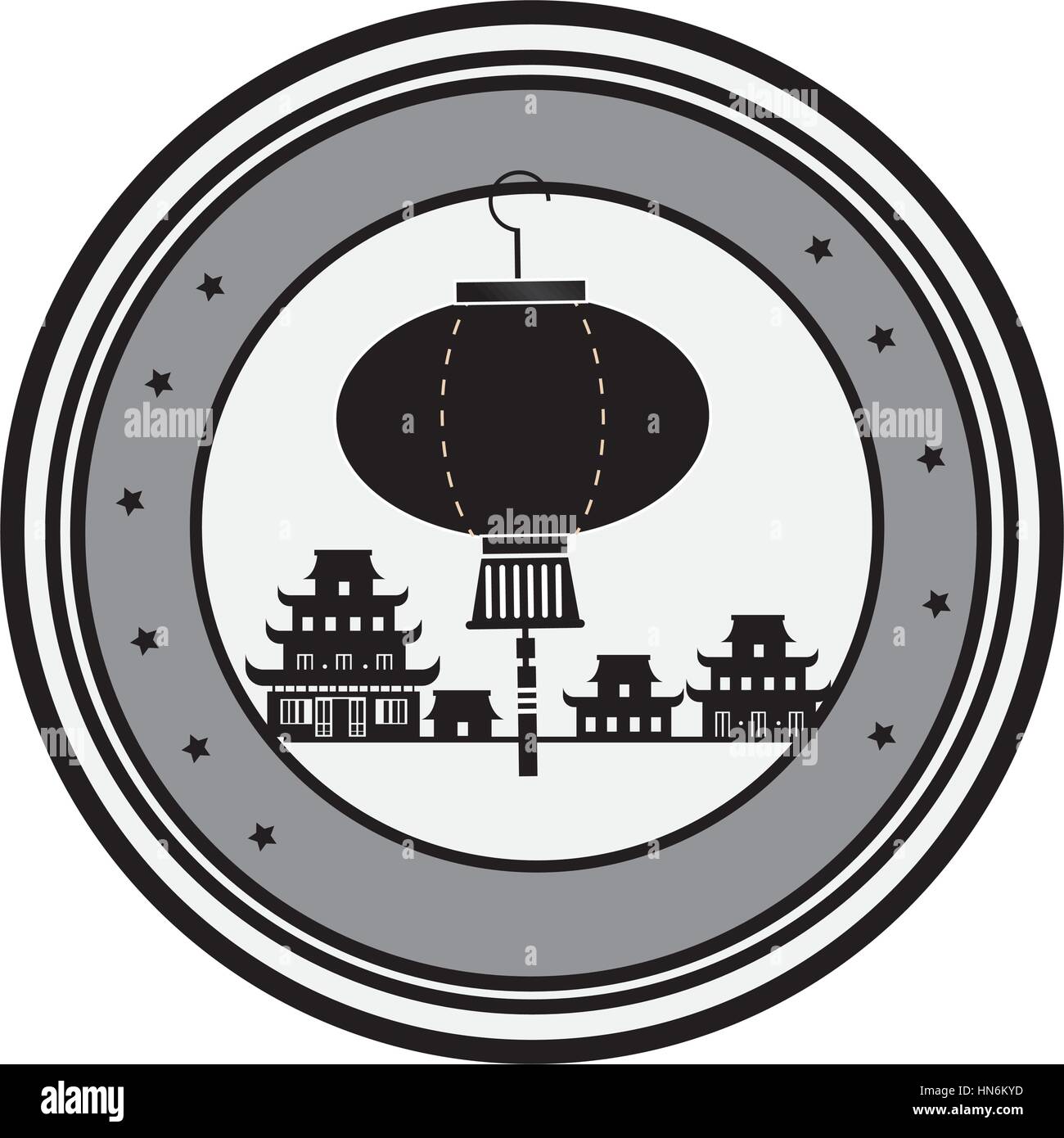 Traditional temple in kyoto Stock Vector Images - Alamy