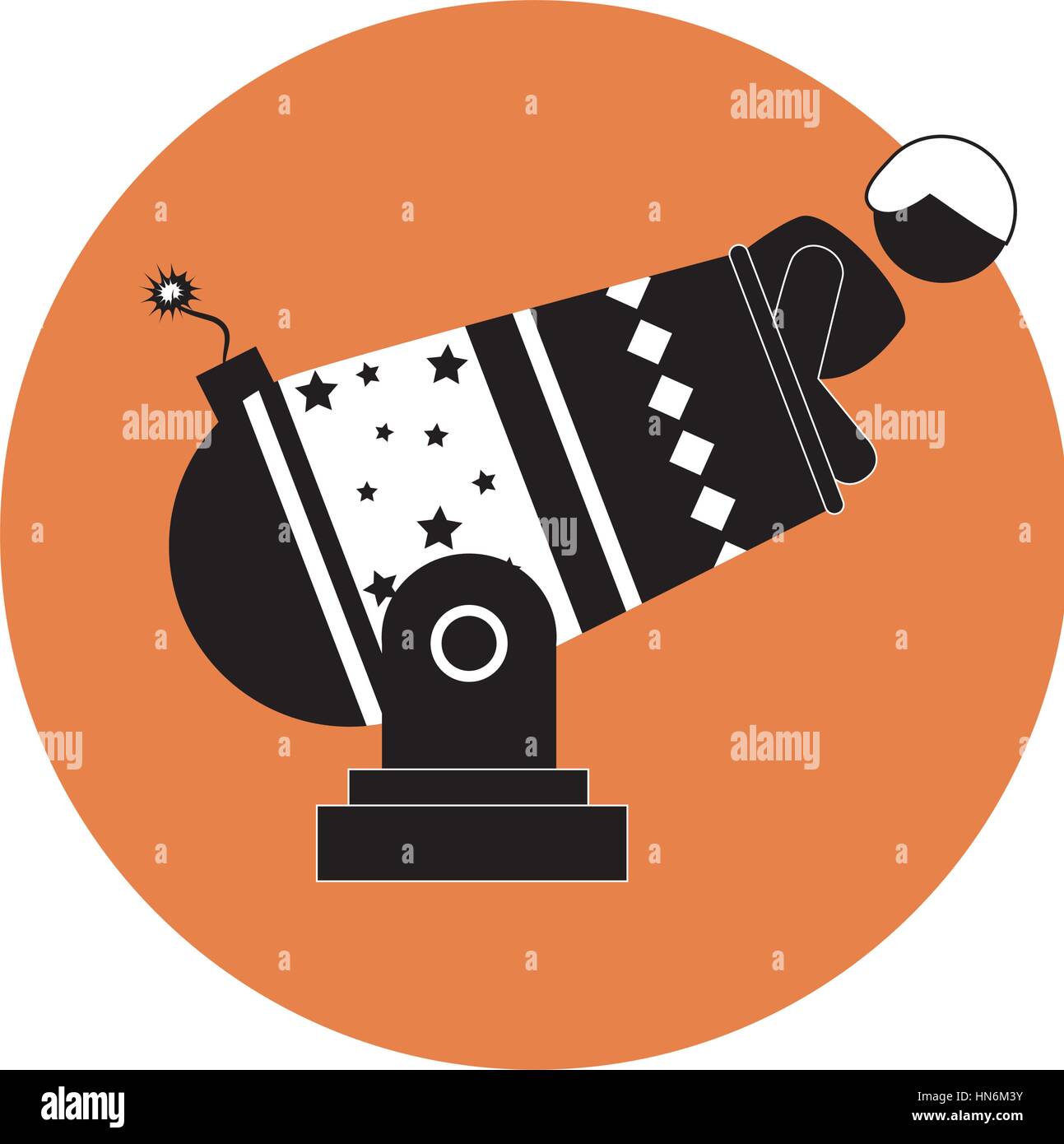 Human cannonball Stock Vector Images - Alamy