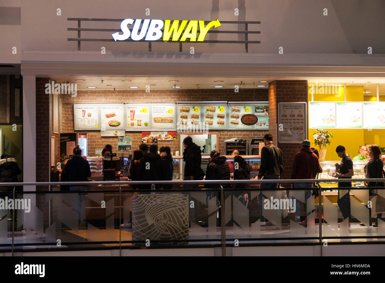 Subway Shop Eating Stock Photos & Subway Shop Eating Stock Images - Alamy