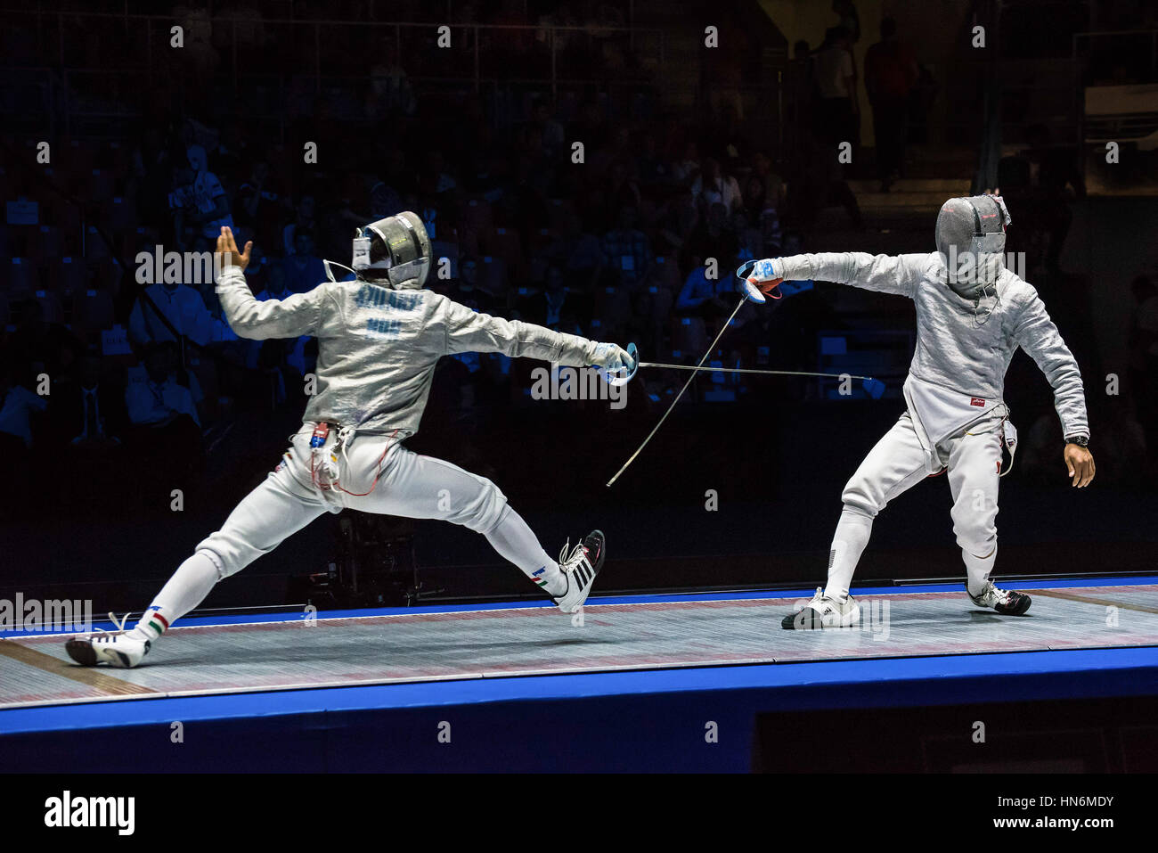 Saber Fencers High Resolution Stock Photography and Images - Alamy