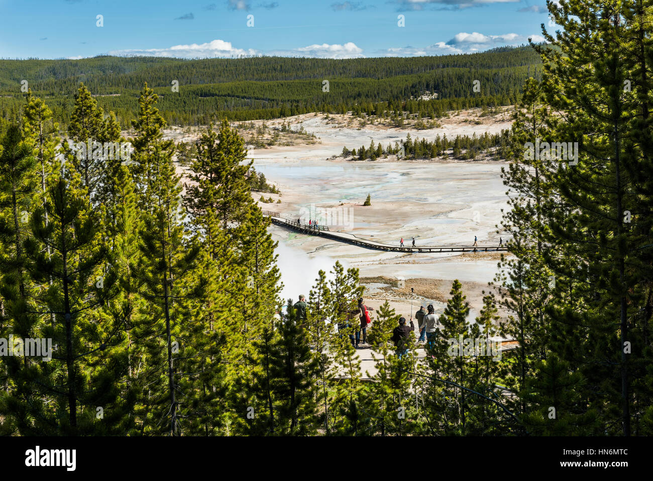 Yellowstone Caldera Satellite View