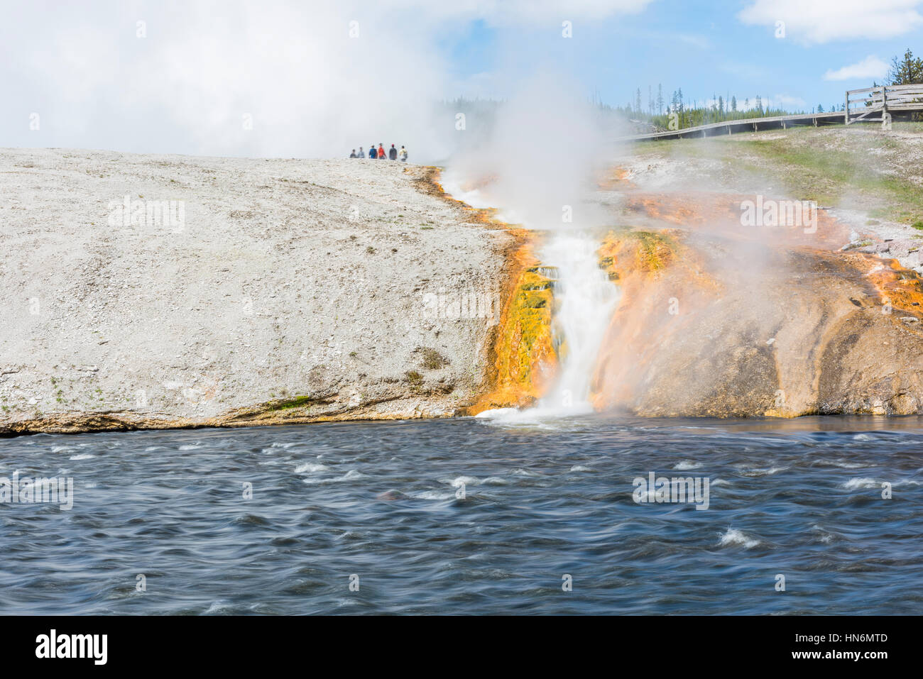 Hot spring waterfall hi-res stock photography and images - Alamy