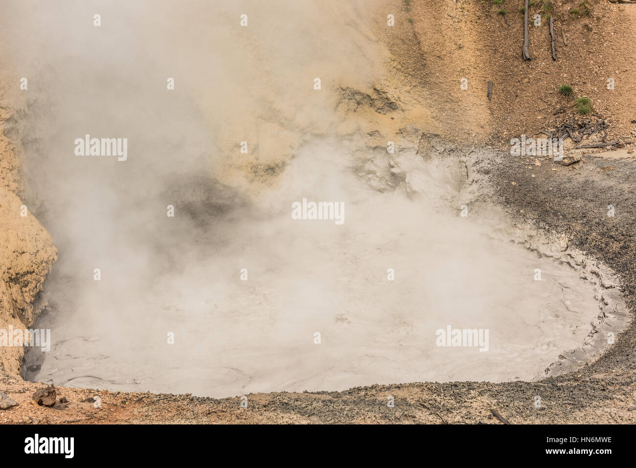 Closeup boiling mud in hi-res stock photography and images - Alamy
