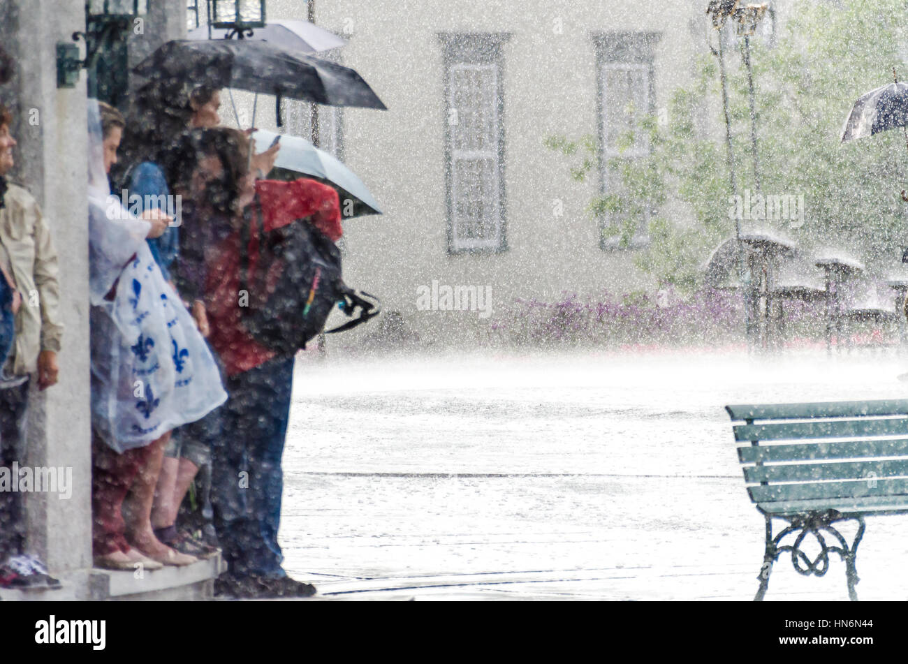 Hide from the rain man hi-res stock photography and images - Alamy