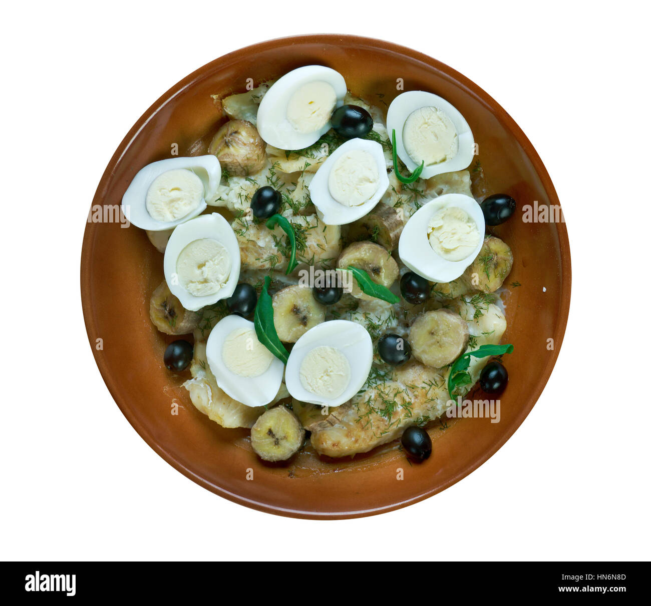 Brazilian Salt Cod with Eggs. most popular dishes Stock Photo - Alamy