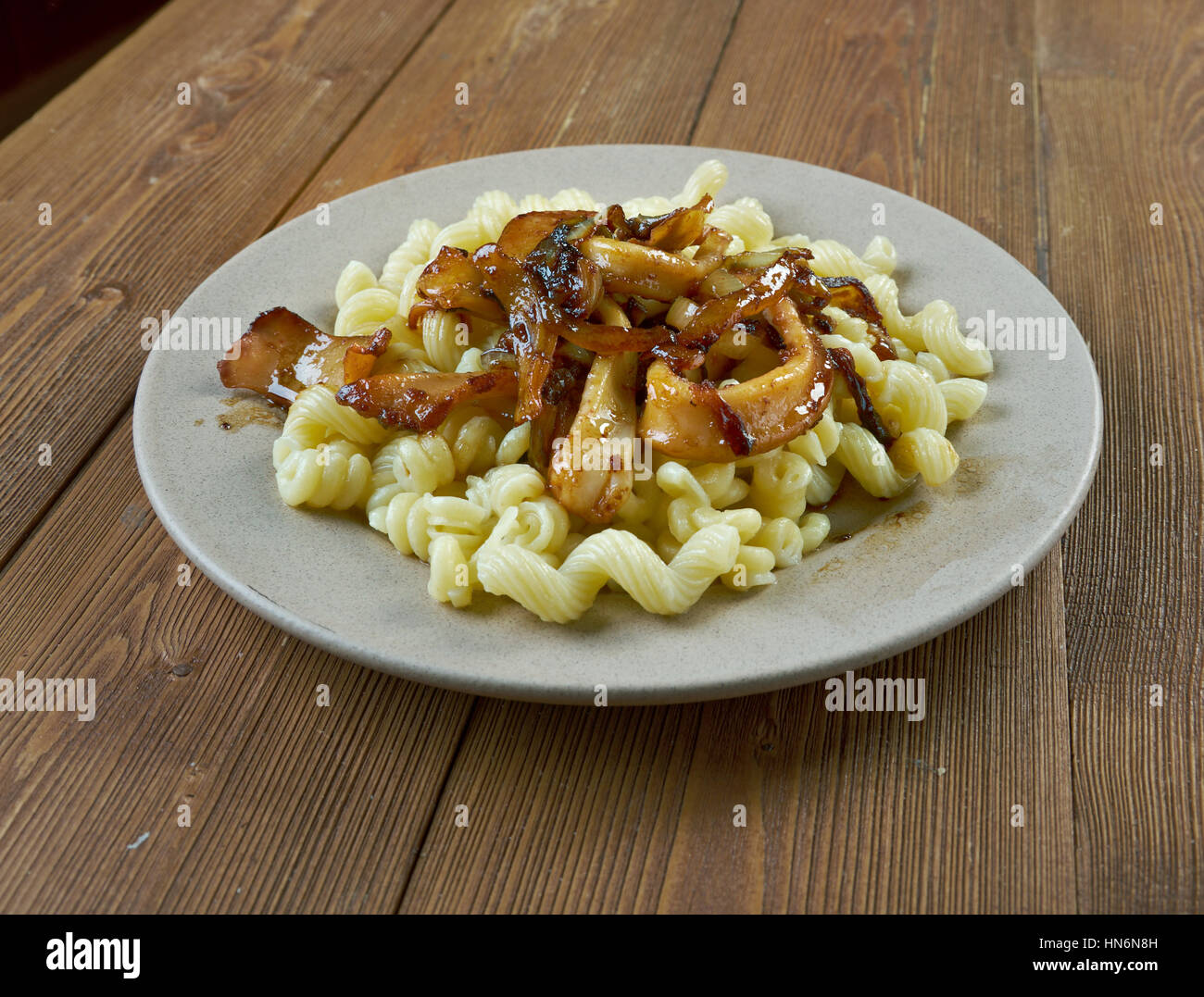 Italian Seafood Pasta with Calamari Stock Photo - Alamy