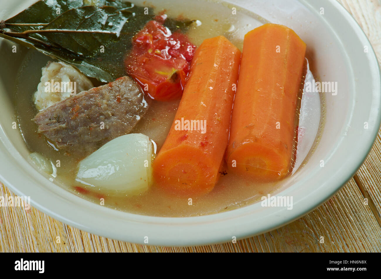 Shorba bi djaj - Iraqi Creamy Chicken Soup Stock Photo - Alamy