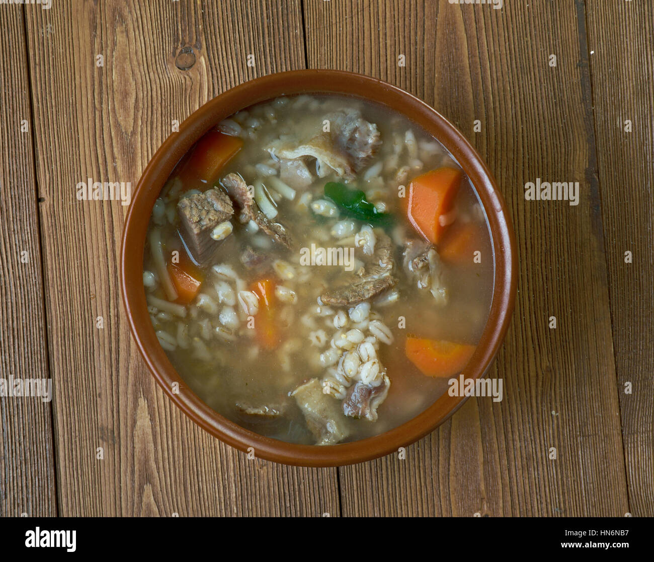 Krupnik thick Polish soup made from vegetable or meat broth, containing ...