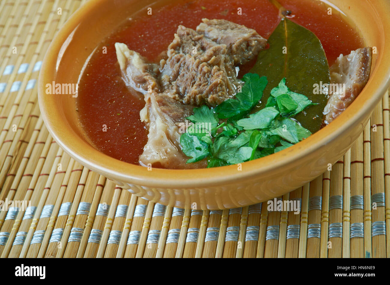 kelle paca - Turkish lamb soup Stock Photo - Alamy