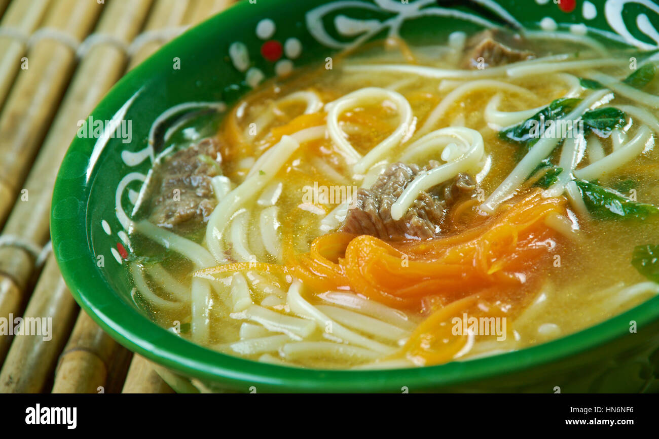 Thukpa - Tibetan noodle soup, which originated in the eastern part of ...