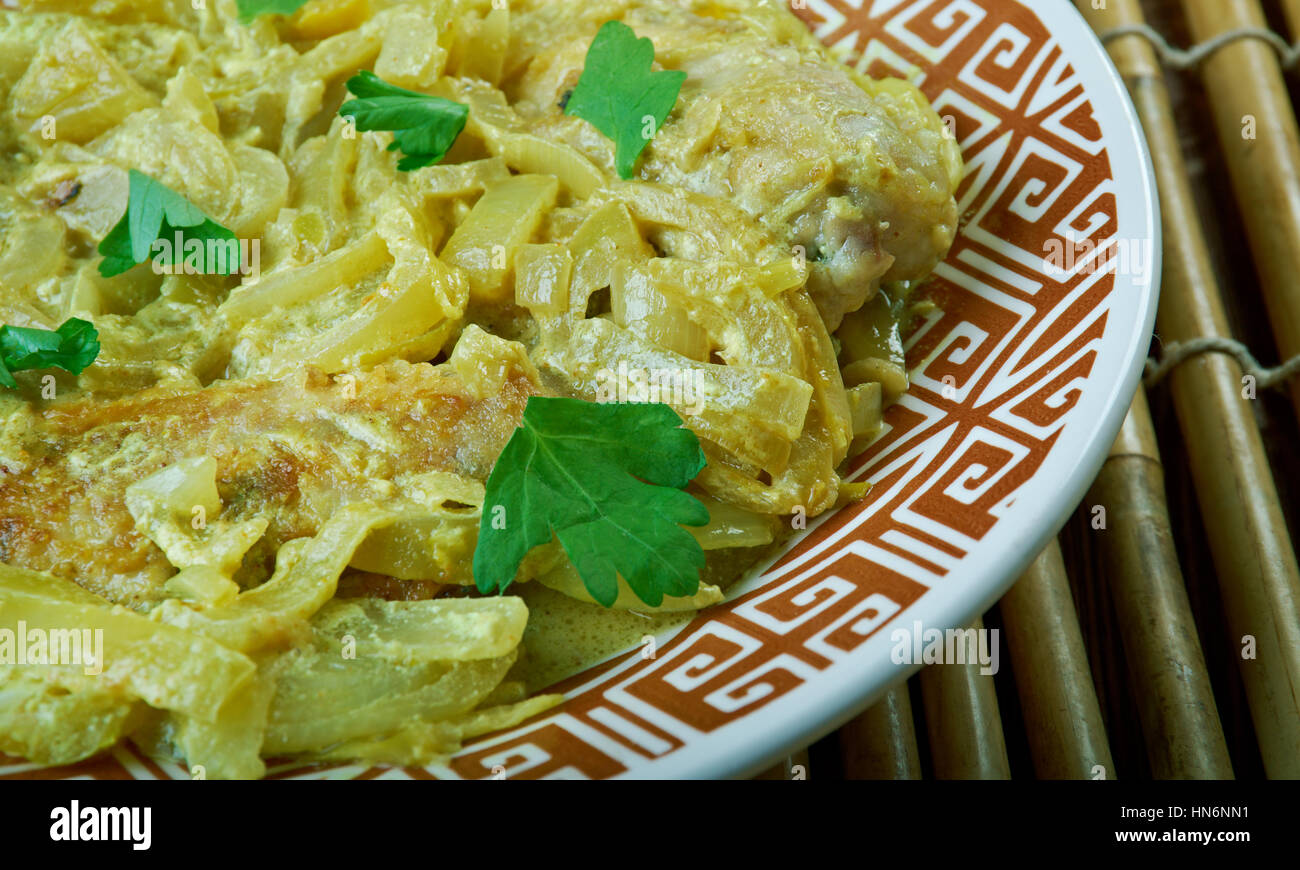 Macha Ambula Besara small fish curry with mustard paste Stock Photo - Alamy