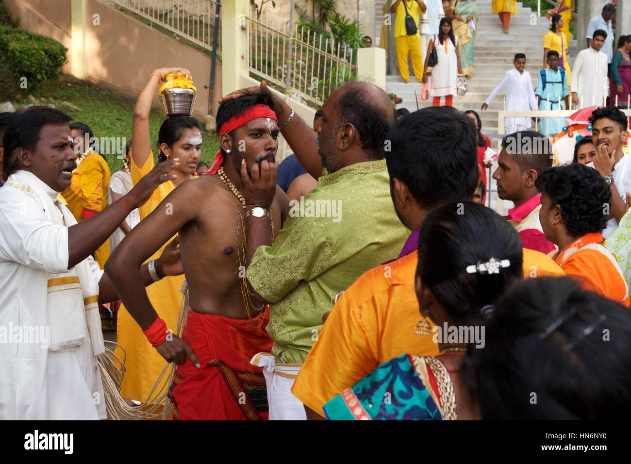 Devotee in kavadi during hindu hi-res stock photography and images - Alamy