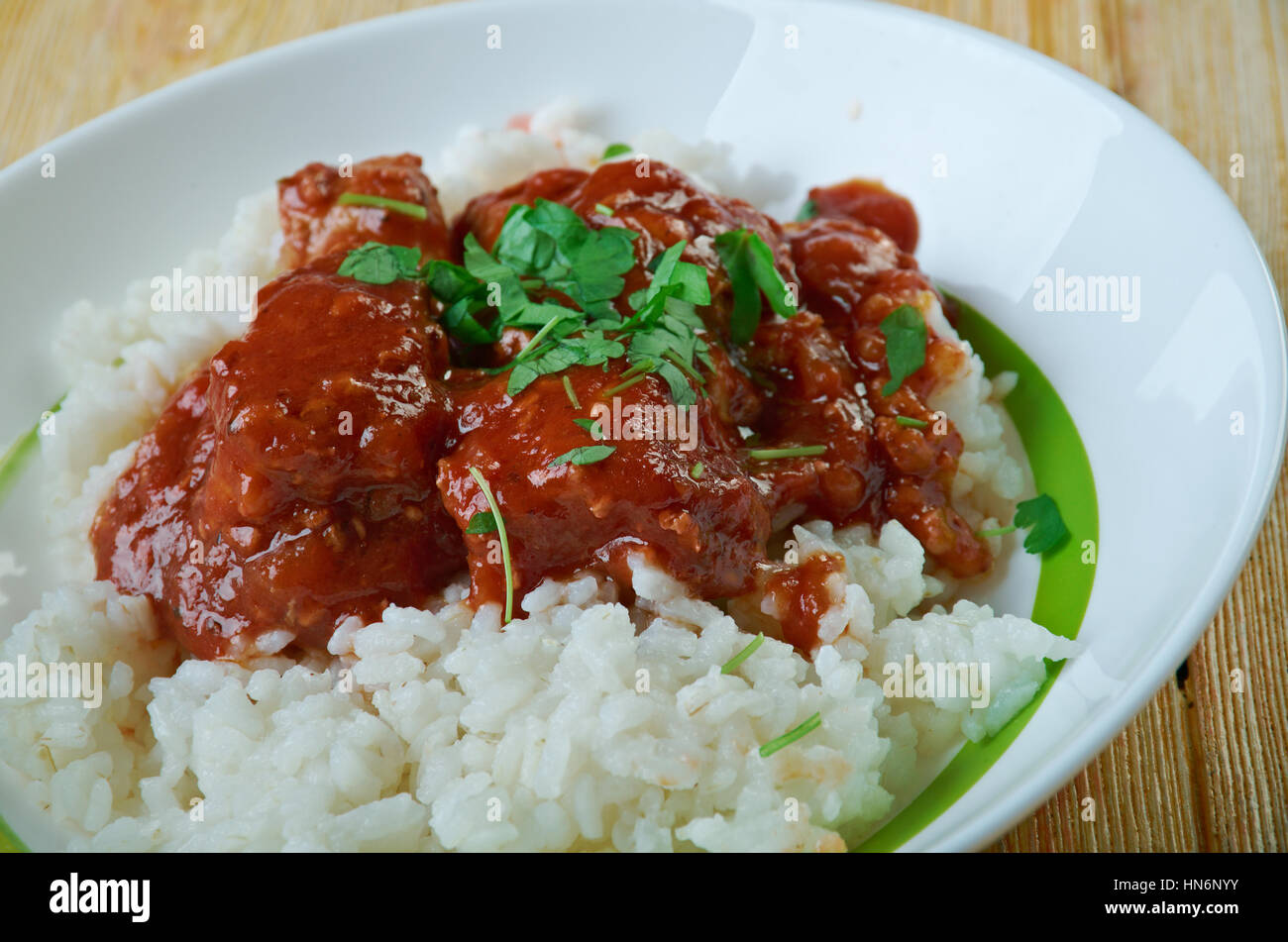 Ofada Rice heritage variety of rice grown in south-west Nigeria Stock ...