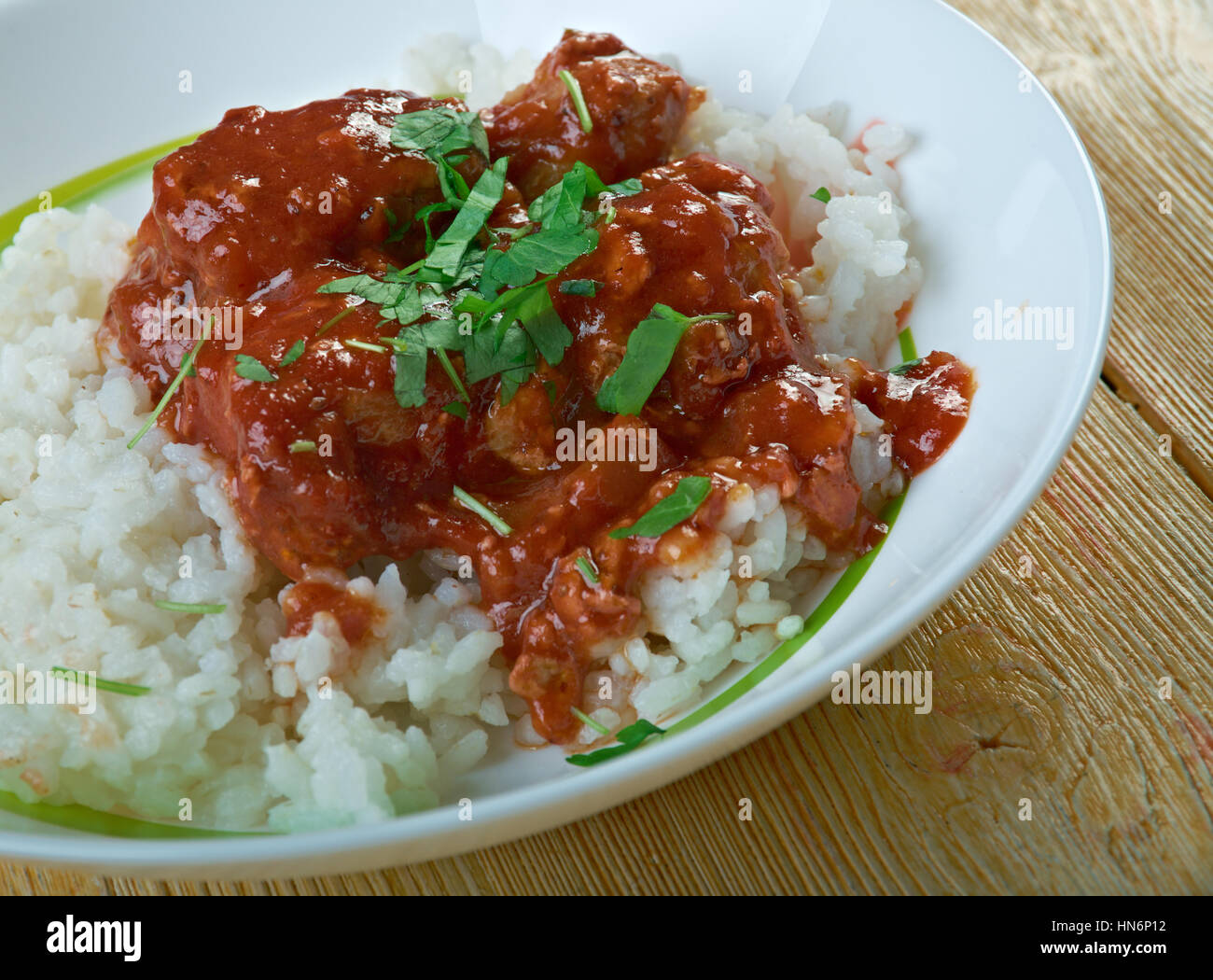 Ofada Rice heritage variety of rice grown in south-west Nigeria Stock ...