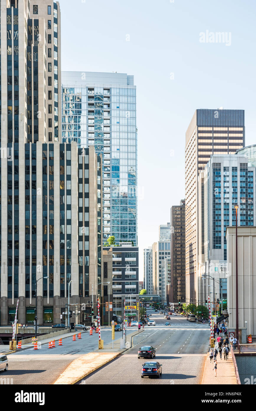 Wacker drive street view in hi-res stock photography and images - Alamy