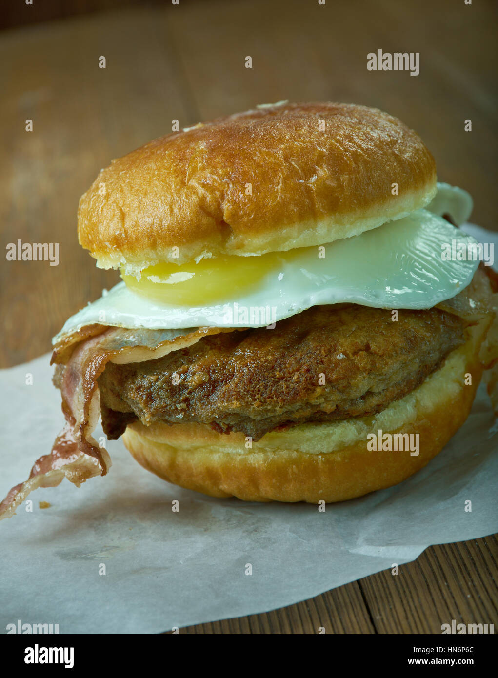 Luther Burger - hamburger or cheeseburger with one or more glazed ...