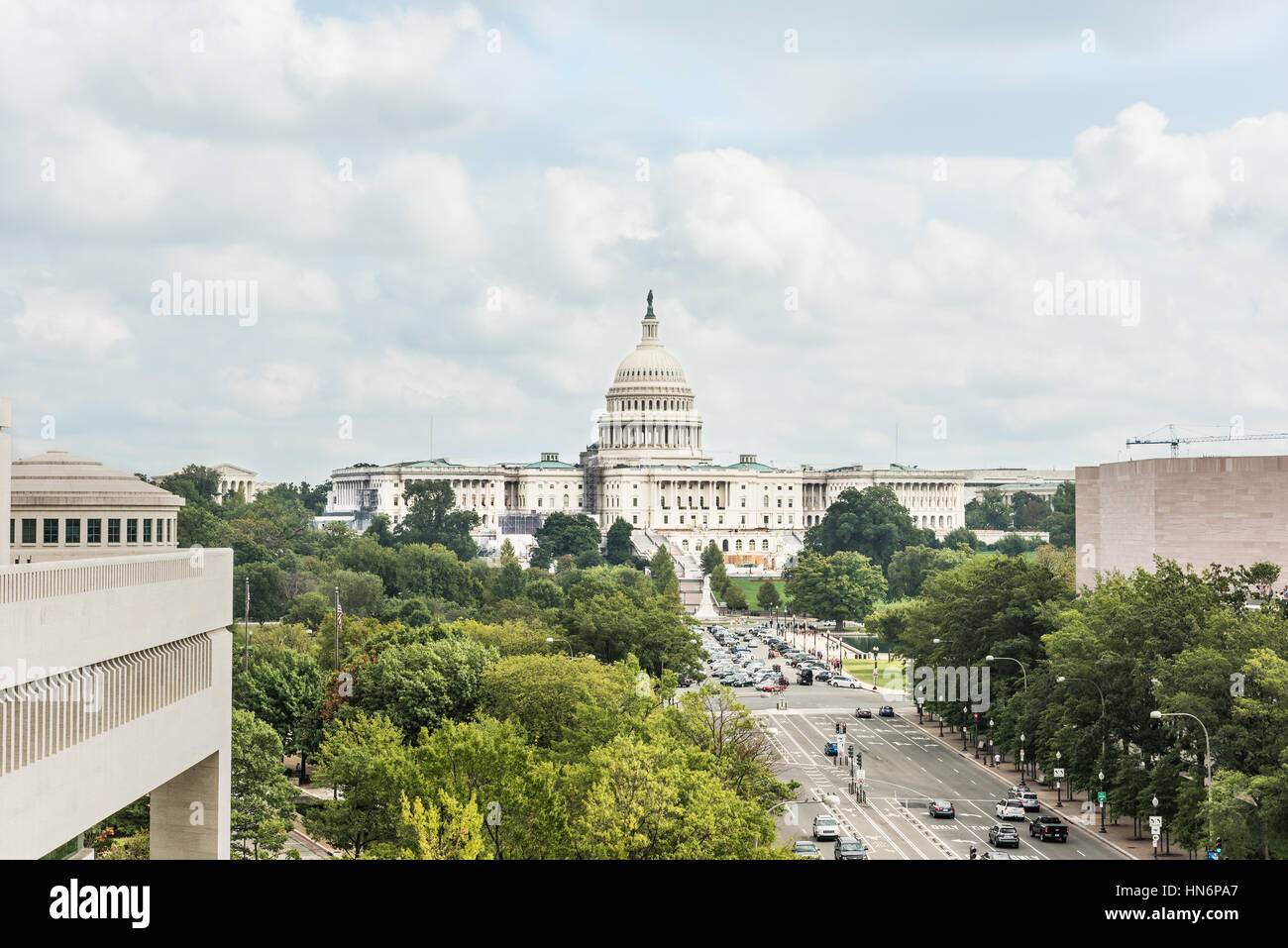 Washington DC, USA - October 2, 2016: Aerial view of United States ...