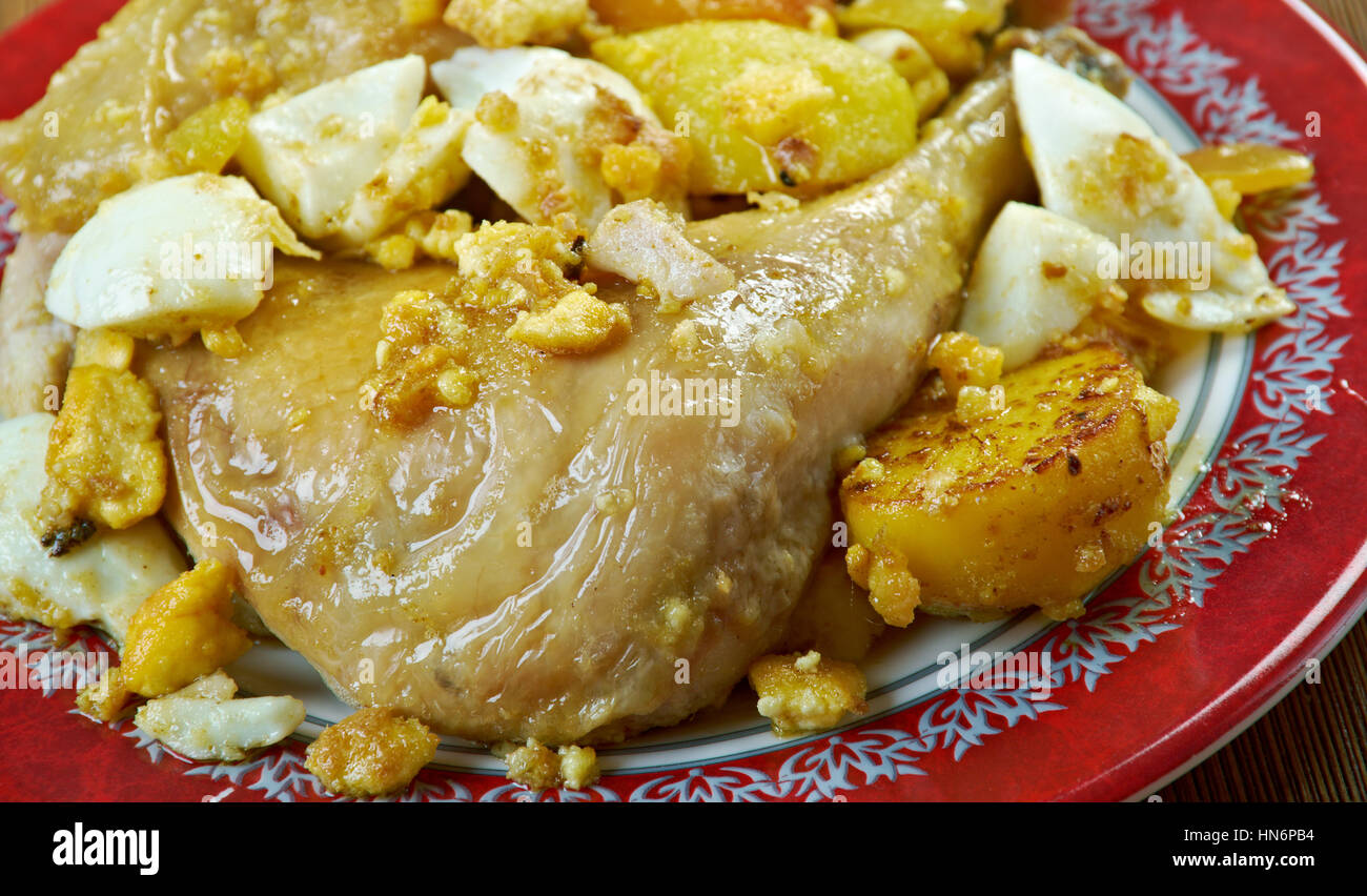 Pollo en Pepitoria - homemade chicken stew Stock Photo - Alamy