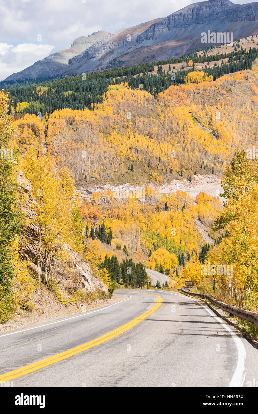 Colorado fall colors highway hi-res stock photography and images - Alamy