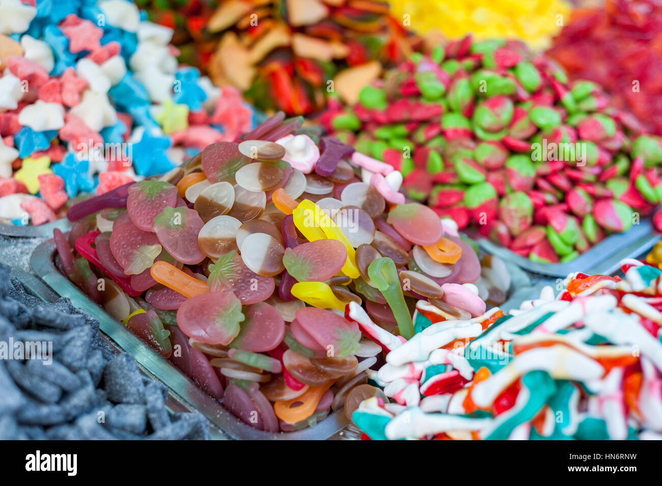 Israel, Tel Aviv-Yafo, candy at shuk hacarmel market Stock Photo - Alamy