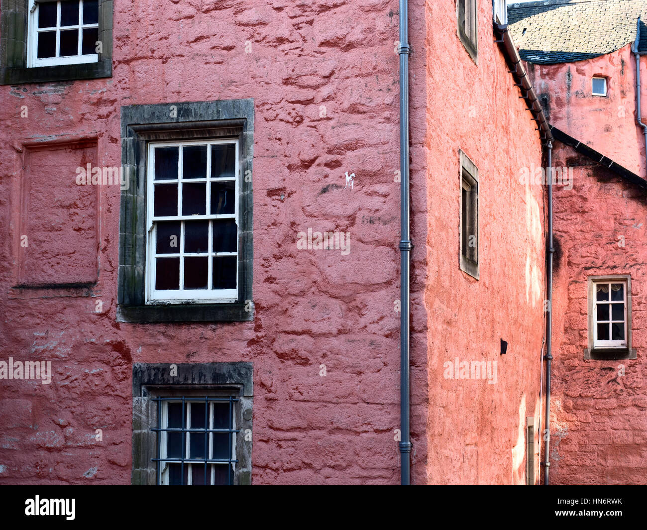 Architecture Detail at the Abbot House in Dunfermline Fife Scotland ...