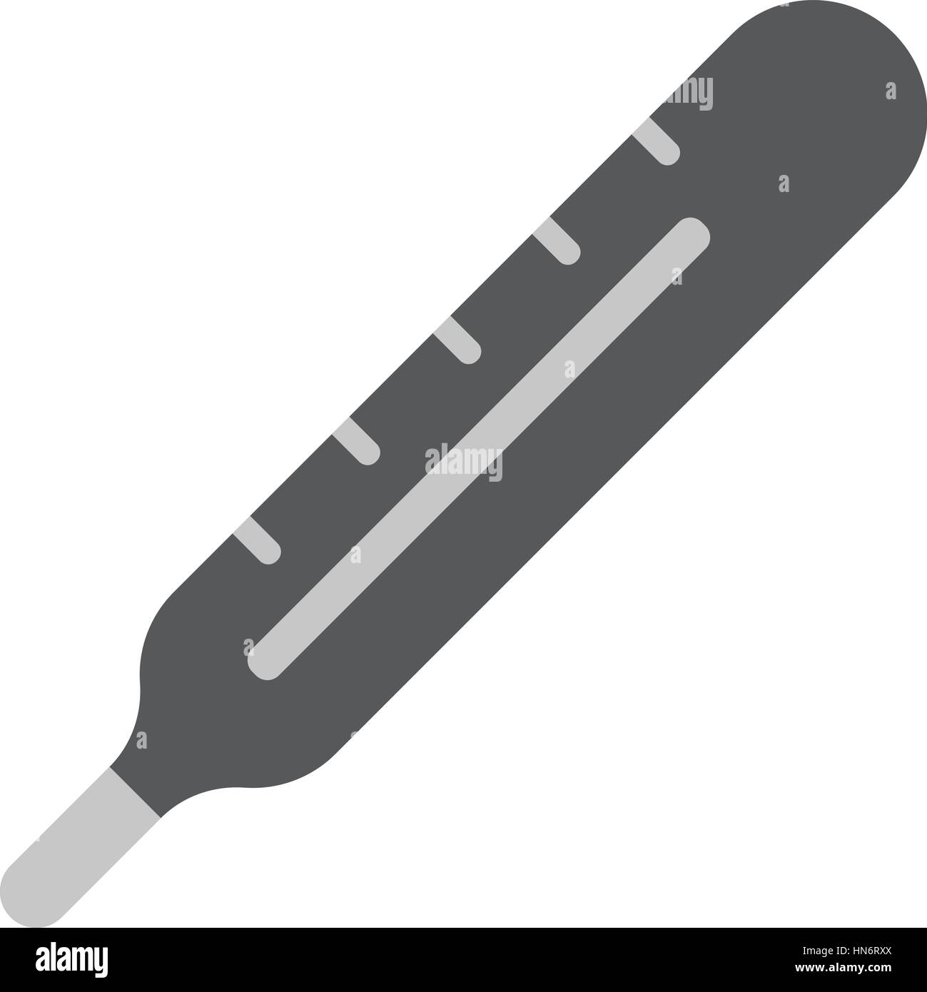 Medical Thermometer Medicine Icon Flat Vector Illustration Stock Vector ...