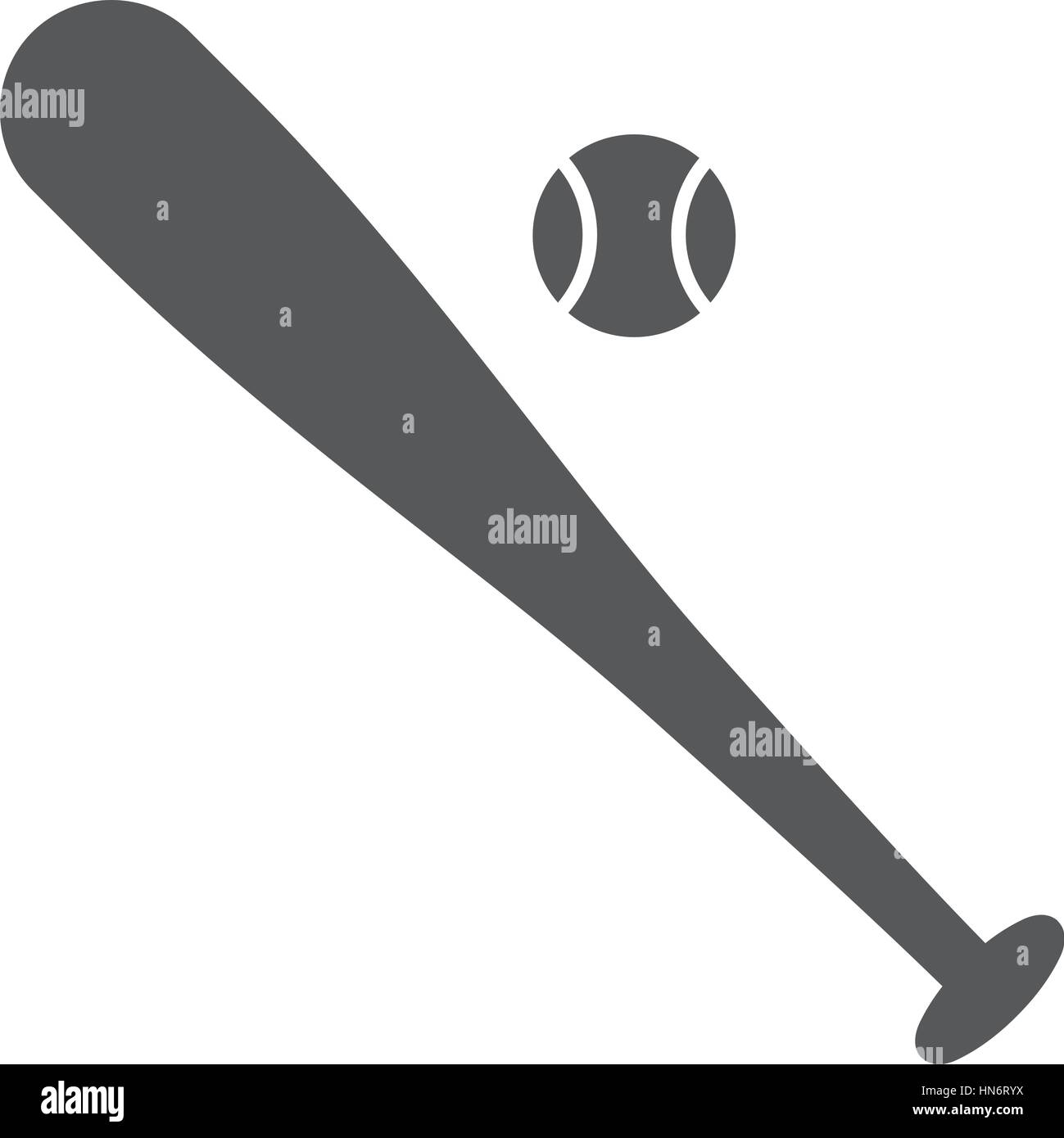 Baseball flat vector icon illustration over white background,eps10 ...