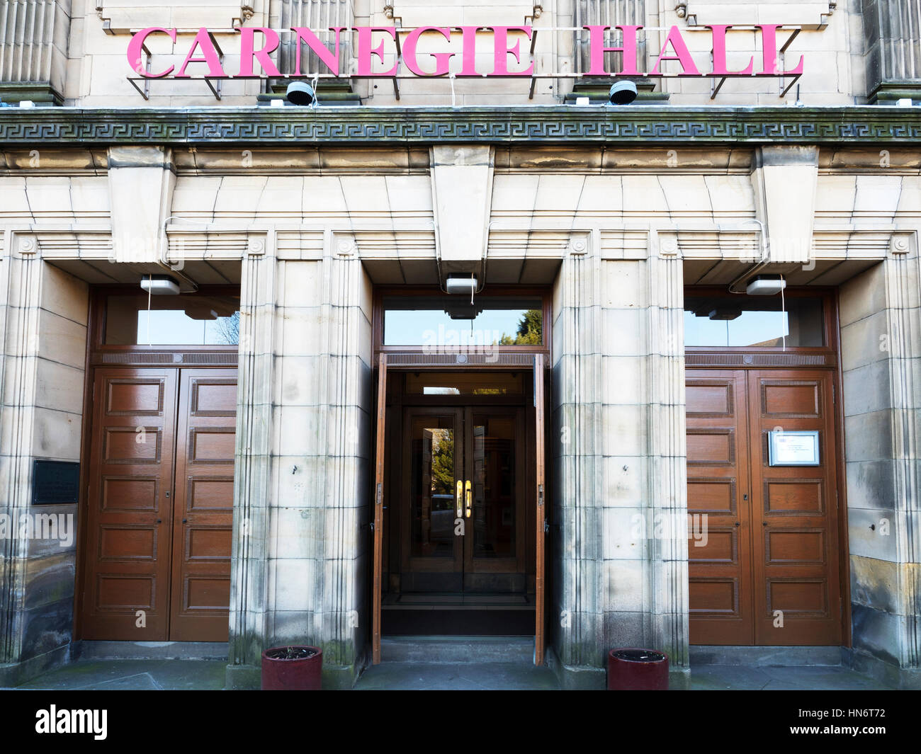 Carnegie Hall Theatre at East Port Dunfermline Fife Scotland Stock ...