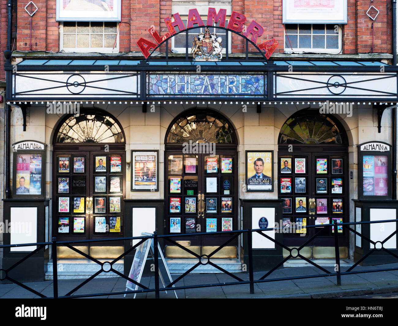 The Alhambra Theatre on Canmore Street Dunfermline Fife Scotland Stock ...