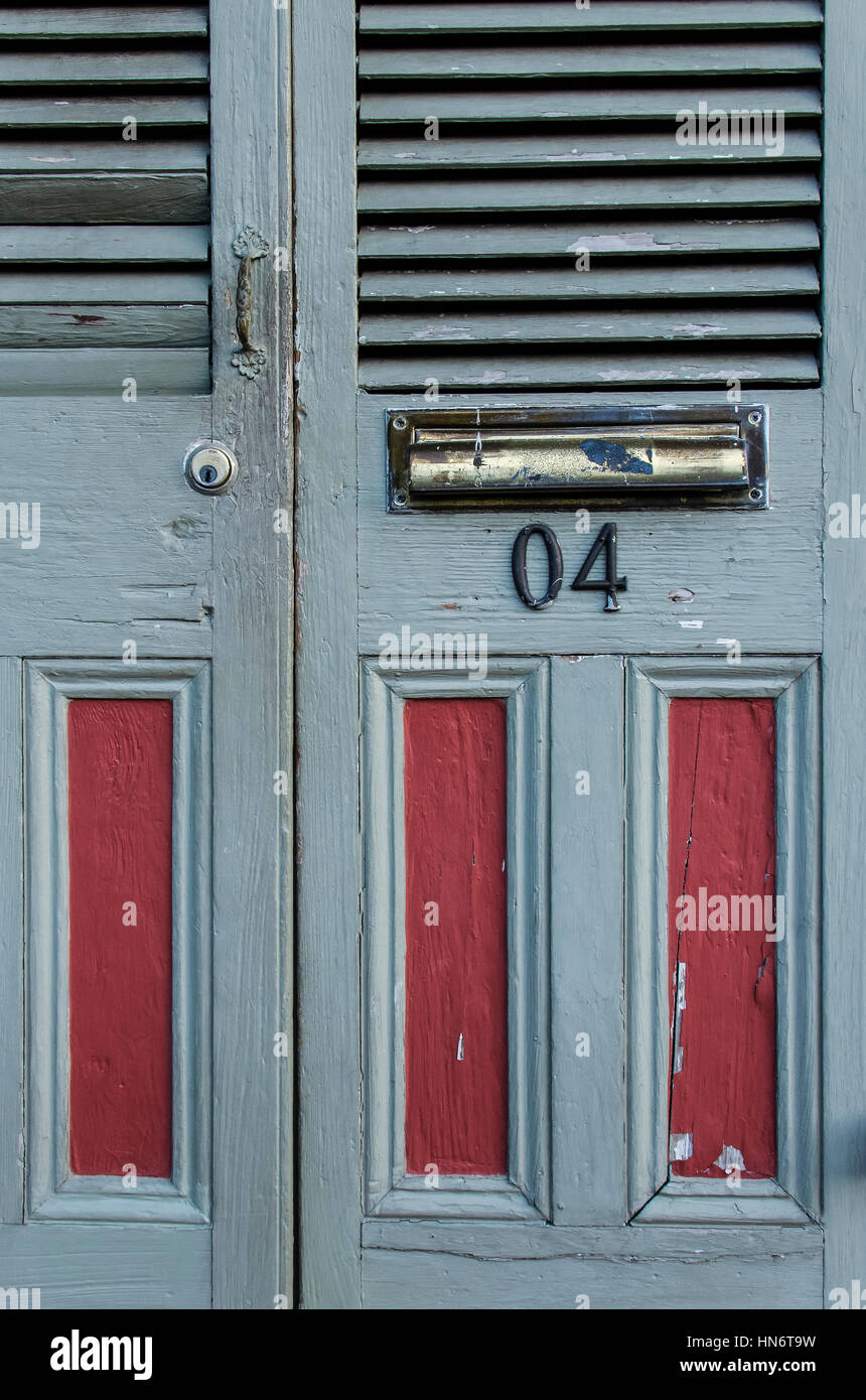 Number on red door hi-res stock photography and images - Alamy
