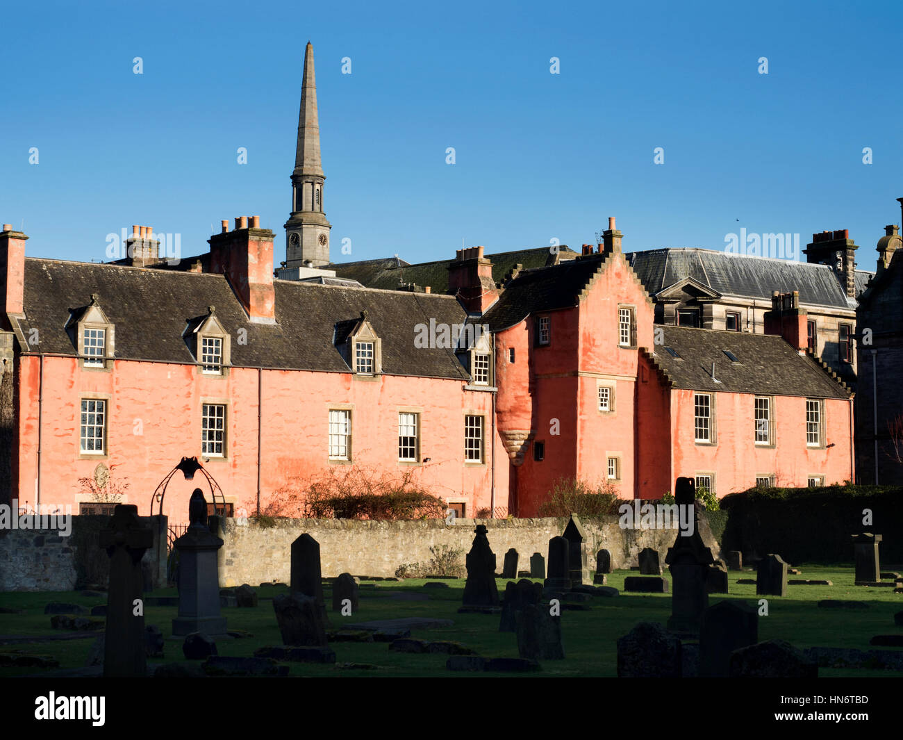 The Abbot House from the Abbey Churchyard Dunfermline Fife Scotland ...