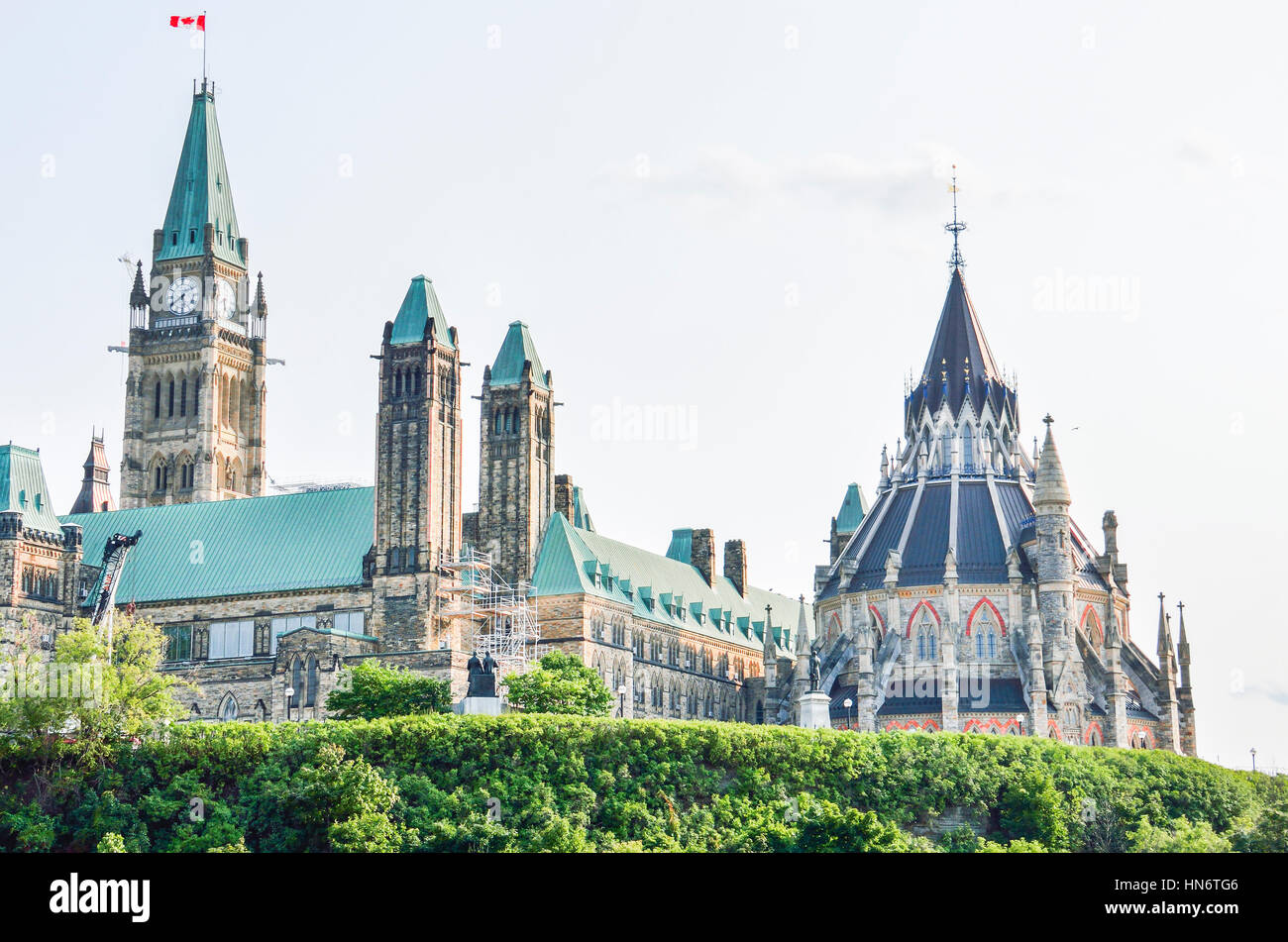 Ottawa canada canadian flags hi-res stock photography and images - Alamy