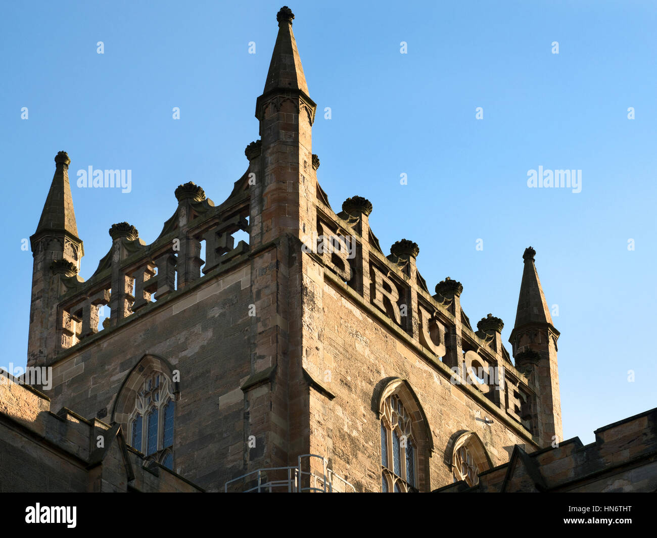 The Bruce Tower at Dunfermline Abbey Church Dunfermline Fife Scotland ...
