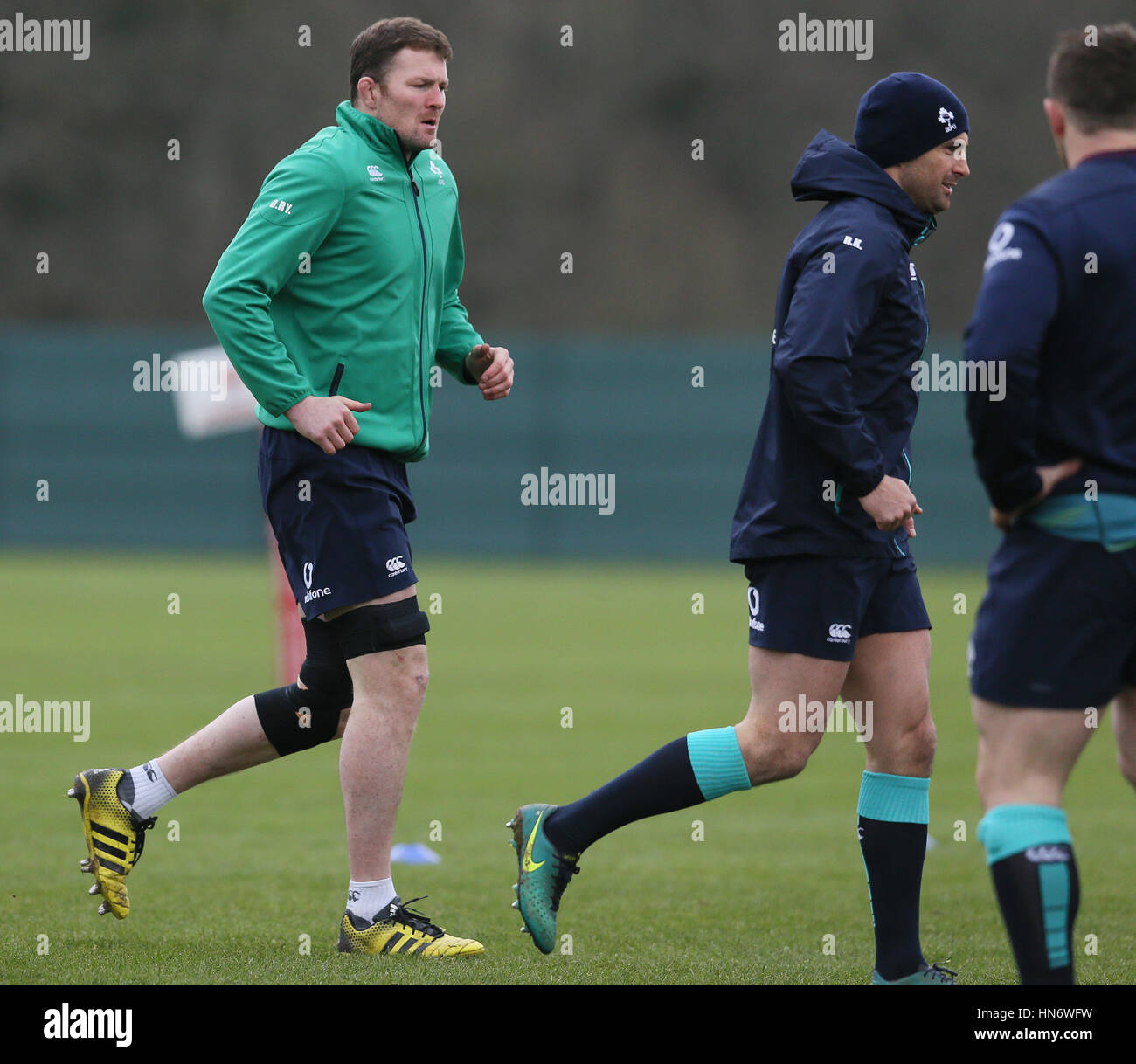 Ireland's Donnacha Ryan during the training session at Carton House ...