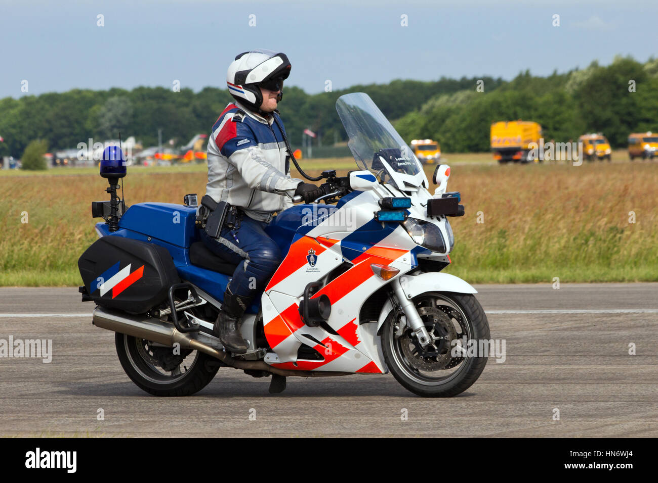 VOLKEL, THE NETHERLANDS - JUNE 15: Dutch military police (Marechaussee ...