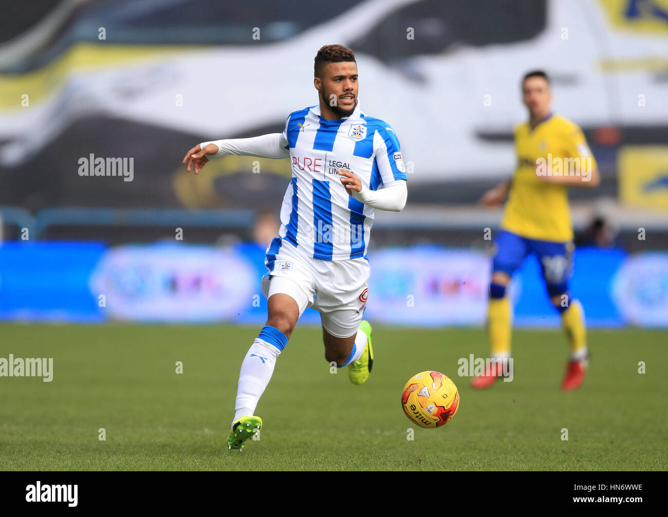 Huddersfield Town's Elias Kachunga Stock Photo - Alamy
