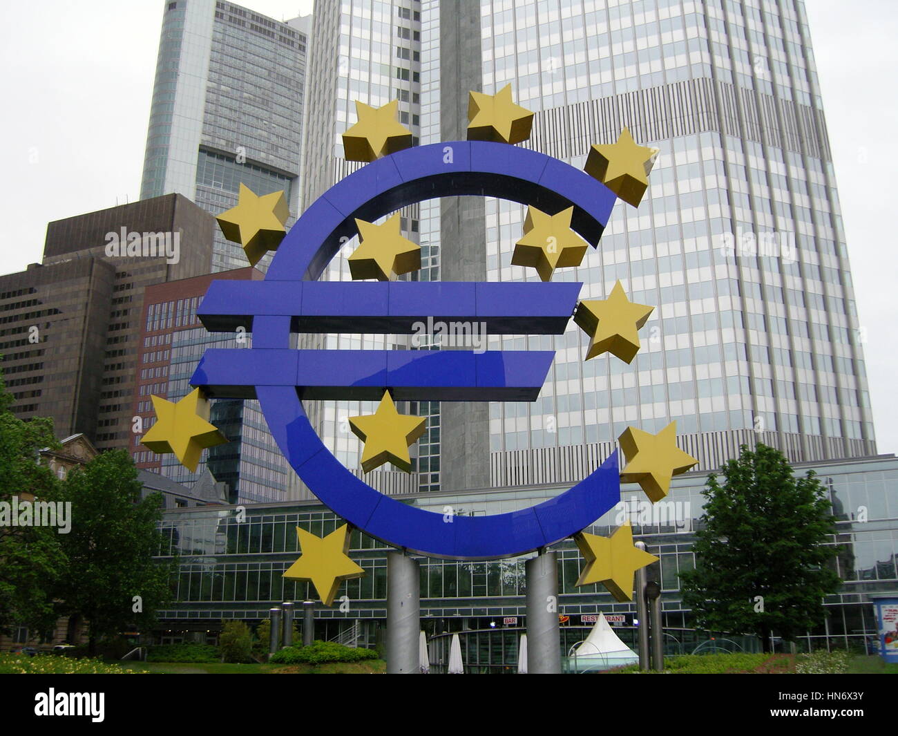 The EU sculpture in Frankfurt, Germany Stock Photo - Alamy