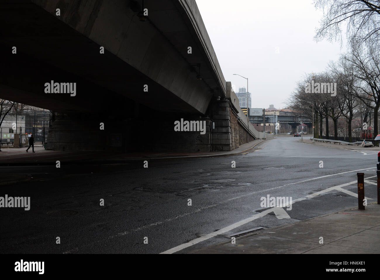 Exit ramp, Williamsburg, Brooklyn, NYC Stock Photo - Alamy